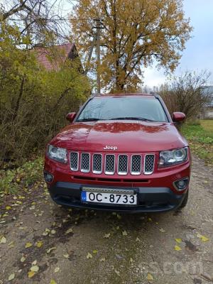 Red Jeep Compass 2014 in Riga, with an engine capacity of 2.20 L and mileage of 140 thousand km for 5100 €, photo  on AUTOMOTO.COM.LV