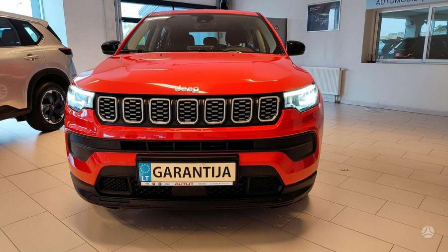 Red Jeep Compass 2022 in Siauliai, with an engine capacity of 1.46 L and mileage of 63 thousand km for 15500 €, photo 2 on AUTOMOTO.COM.LV