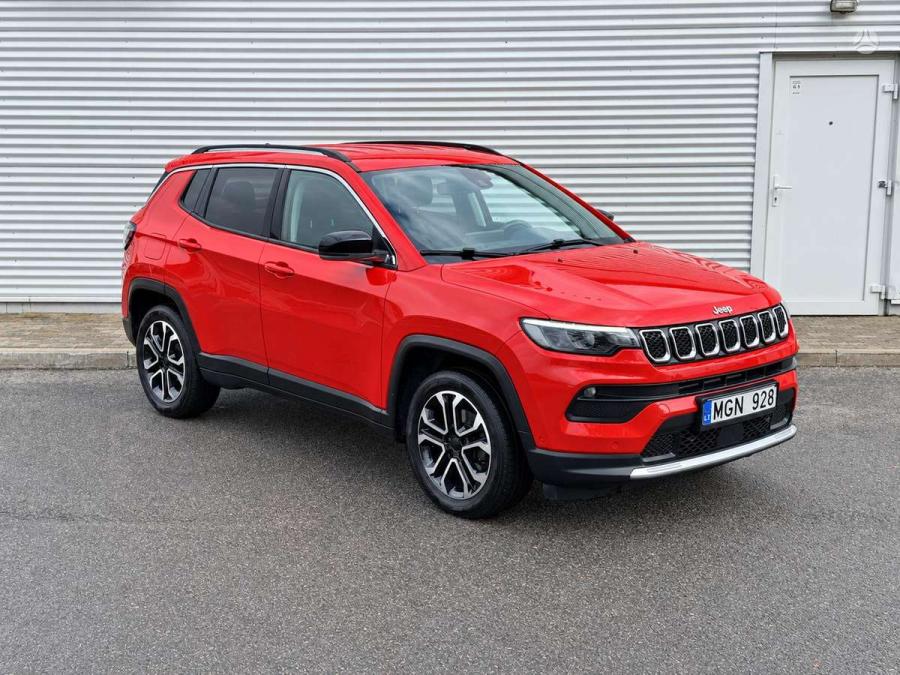 Sarkans Jeep Compass 2022 Viļņa, ar dzinēja tilpumu 1.33 L un nobraukumu 47 tūkst. km par 17950 €, foto 3 vietnē AUTOMOTO.COM.LV