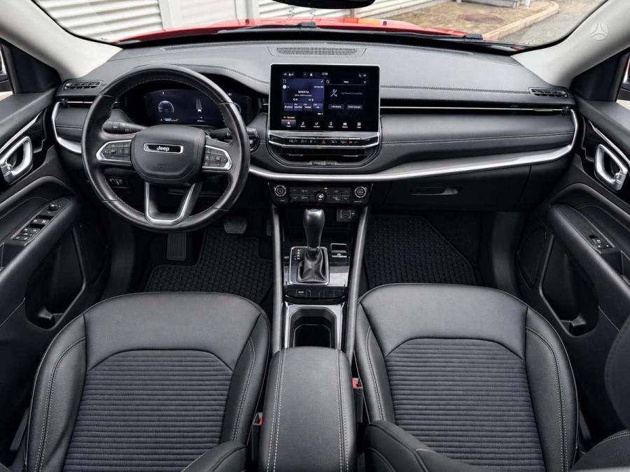 Sarkans Jeep Compass 2022 Viļņa, ar dzinēja tilpumu 1.33 L un nobraukumu 47 tūkst. km par 17950 €, foto 7 vietnē AUTOMOTO.COM.LV