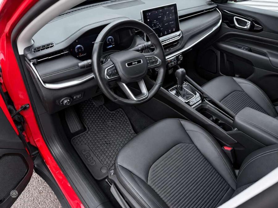 Sarkans Jeep Compass 2022 Viļņa, ar dzinēja tilpumu 1.33 L un nobraukumu 47 tūkst. km par 17950 €, foto 9 vietnē AUTOMOTO.COM.LV