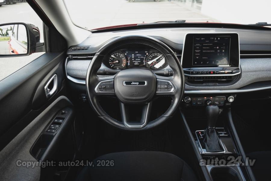 Red Jeep Compass 2021 in Tartu, with an engine capacity of 1.30 L and mileage of 58 thousand km for 17900 €, photo 11 on AUTOMOTO.COM.LV