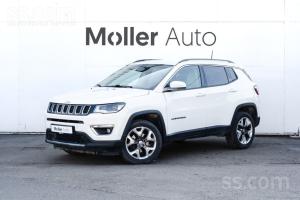White Jeep Compass 2019 in Riga, with an engine capacity of 1.40 L and mileage of 64 thousand km for 14500 €, photo  on AUTOMOTO.COM.LV