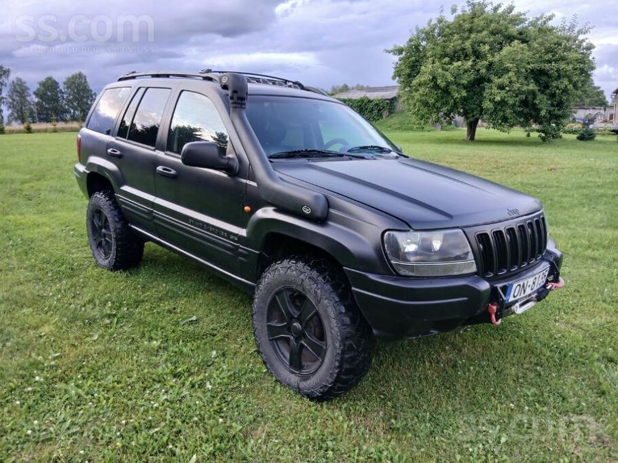 Melns Jeep Grand Cherokee 2002 Jēkabpils, ar dzinēja tilpumu 2.70 L un nobraukumu 370 tūkst. km par 4200 €, foto 3 vietnē AUTOMOTO.COM.LV