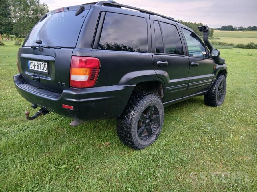 Melns Jeep Grand Cherokee 2002 Jēkabpils, ar dzinēja tilpumu 2.70 L un nobraukumu 370 tūkst. km par 4200 €, foto 5 vietnē AUTOMOTO.COM.LV