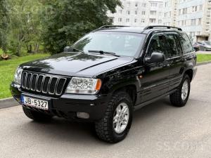 Черный Джип Гранд Чероки 2002 в Кулдига, объемом двигателя 2.70 л и пробегом 334 тыс. км за 3100 €, фото  на AUTOMOTO.COM.LV