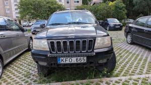 Черный Джип Гранд Чероки 2002 в Вильнюс, объемом двигателя 2.69 л и пробегом 545 тыс. км за 1700 €, фото  на AUTOMOTO.COM.LV