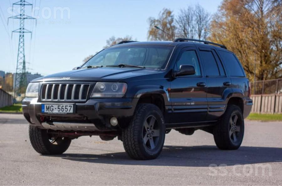 Melns Jeep Grand Cherokee 2004 Rīga, ar dzinēja tilpumu 2.70 L un nobraukumu 311 tūkst. km par 5300 €, foto 13 vietnē AUTOMOTO.COM.LV
