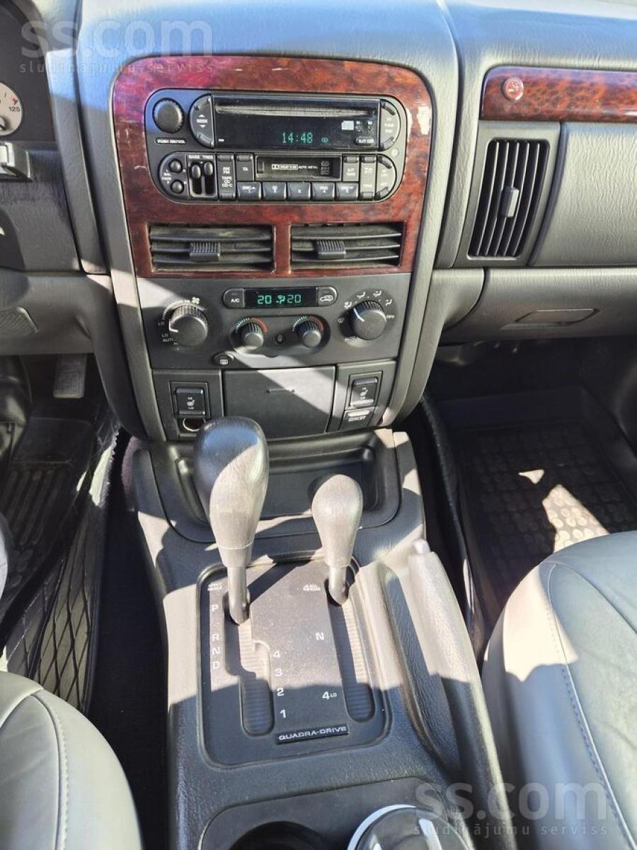 Melns Jeep Grand Cherokee 2004 Rīga, ar dzinēja tilpumu 2.70 L un nobraukumu 231 tūkst. km par 6200 €, foto 7 vietnē AUTOMOTO.COM.LV
