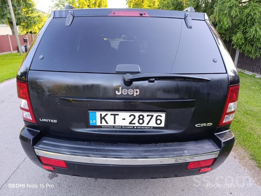 Melns Jeep Grand Cherokee 2005 Rīga, ar dzinēja tilpumu 3.00 L un nobraukumu 234 tūkst. km par 3950 €, foto 10 vietnē AUTOMOTO.COM.LV