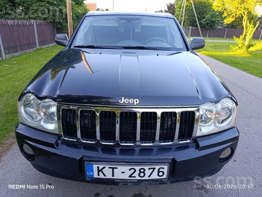 Melns Jeep Grand Cherokee 2005 Rīga, ar dzinēja tilpumu 3.00 L un nobraukumu 234 tūkst. km par 3950 €, foto 16 vietnē AUTOMOTO.COM.LV