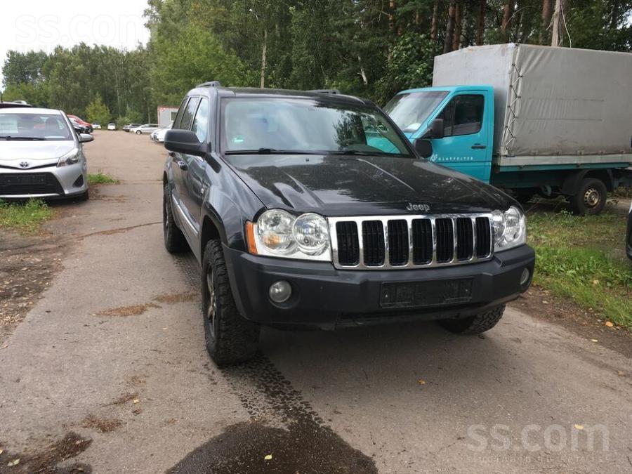 Melns Jeep Grand Cherokee 2006 Rīga, ar dzinēja tilpumu 3.00 L un nobraukumu 0 tūkst. km par 2750 €, foto 1 vietnē AUTOMOTO.COM.LV