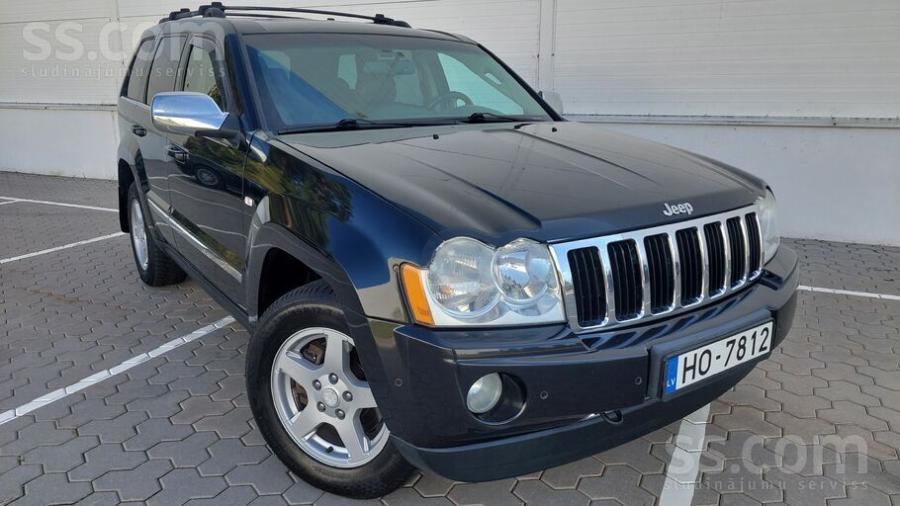 Melns Jeep Grand Cherokee 2006 Rīga, ar dzinēja tilpumu 3.00 L un nobraukumu 291 tūkst. km par 4800 €, foto 1 vietnē AUTOMOTO.COM.LV