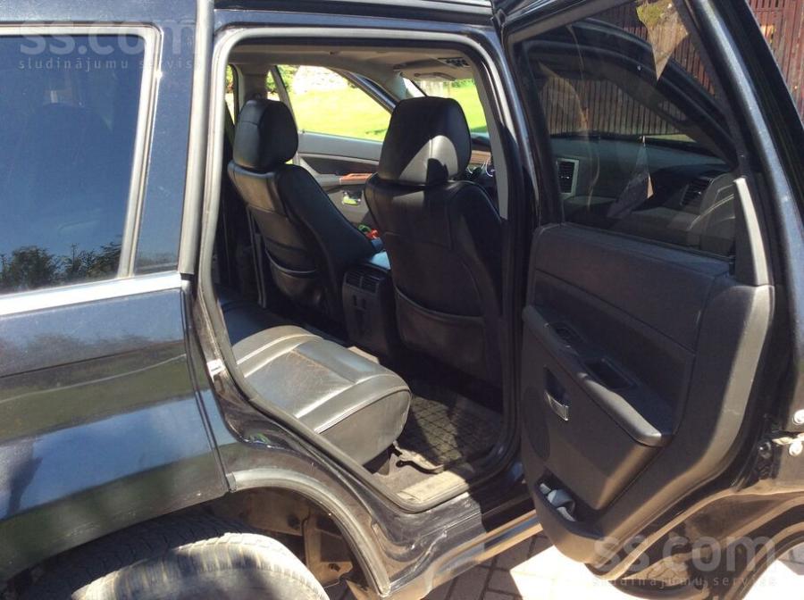 Melns Jeep Grand Cherokee 2008 Rēzekne, ar dzinēja tilpumu 3.00 L un nobraukumu 302 tūkst. km par 5500 €, foto 12 vietnē AUTOMOTO.COM.LV
