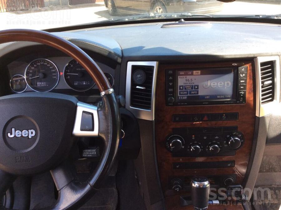 Melns Jeep Grand Cherokee 2008 Rēzekne, ar dzinēja tilpumu 3.00 L un nobraukumu 302 tūkst. km par 5500 €, foto 14 vietnē AUTOMOTO.COM.LV