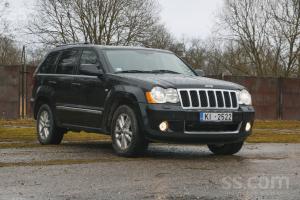 Melns Jeep Grand Cherokee 2008 Rīga, ar dzinēja tilpumu 3.00 L un nobraukumu 224 tūkst. km par 6500 €, foto  vietnē AUTOMOTO.COM.LV