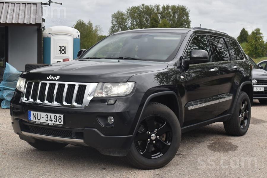 Melns Jeep Grand Cherokee 2012 Kuldīga, ar dzinēja tilpumu 3.00 L un nobraukumu 0 tūkst. km par 8990 €, foto 1 vietnē AUTOMOTO.COM.LV