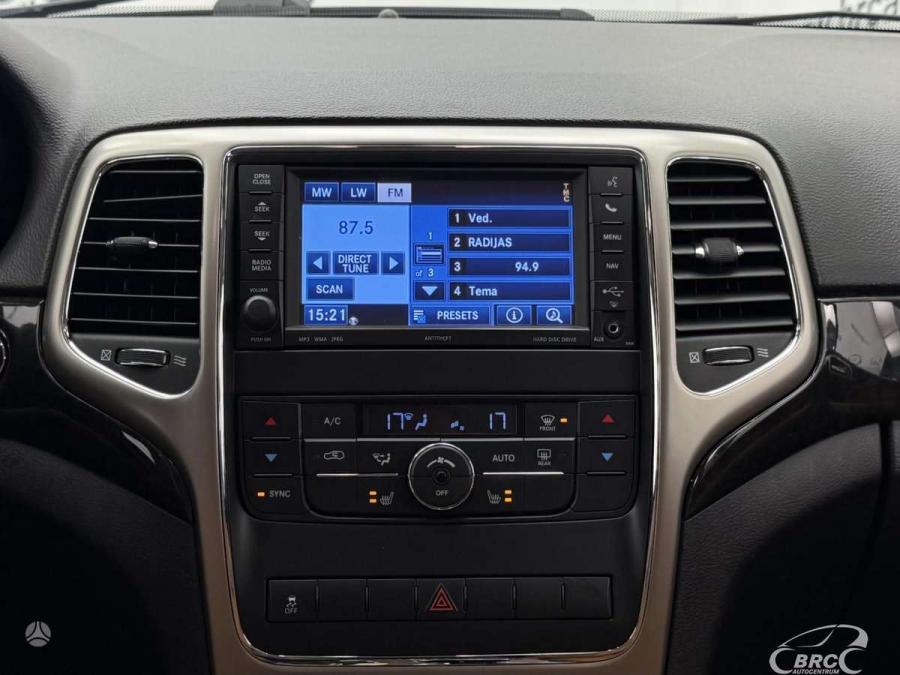 Melns Jeep Grand Cherokee 2013 Viļņa, ar dzinēja tilpumu 2.99 L un nobraukumu 253 tūkst. km par 10000 €, foto 18 vietnē AUTOMOTO.COM.LV