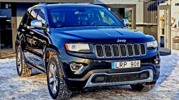 Melns Jeep Grand Cherokee 2014 Kretinga, ar dzinēja tilpumu 3.00 L un nobraukumu 264 tūkst. km par 12999 €, foto 5 vietnē AUTOMOTO.COM.LV