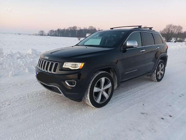 Black Jeep Grand Cherokee 2014 in Taurage, with an engine capacity of 2.99 L and mileage of 201 thousand km for 11200 €, photo 1 on AUTOMOTO.COM.LV