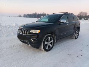Melns Jeep Grand Cherokee 2014 Tauragė, ar dzinēja tilpumu 2.99 L un nobraukumu 201 tūkst. km par 11200 €, foto  vietnē AUTOMOTO.COM.LV