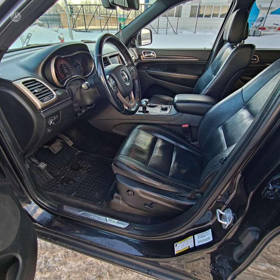 Melns Jeep Grand Cherokee 2014 Kauņa, ar dzinēja tilpumu 3.60 L un nobraukumu 260 tūkst. km par 12500 €, foto 7 vietnē AUTOMOTO.COM.LV