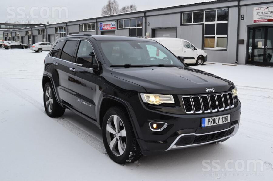 Black Jeep Grand Cherokee 2015 in Tallinn, with an engine capacity of 3.00 L and mileage of 215 thousand km for 15500 €, photo 1 on AUTOMOTO.COM.LV