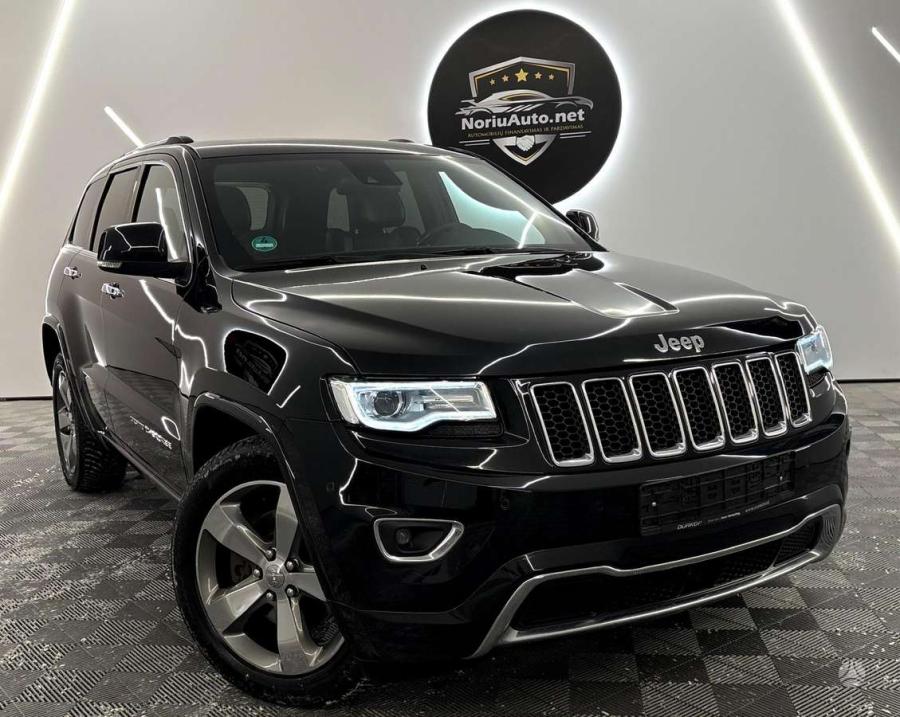 Melns Jeep Grand Cherokee 2015 Marijampole, ar dzinēja tilpumu 2.99 L un nobraukumu 136 tūkst. km par 15950 €, foto 1 vietnē AUTOMOTO.COM.LV