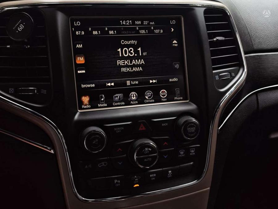 Melns Jeep Grand Cherokee 2015 Viļņa, ar dzinēja tilpumu 5.70 L un nobraukumu 156 tūkst. km par 20500 €, foto 18 vietnē AUTOMOTO.COM.LV