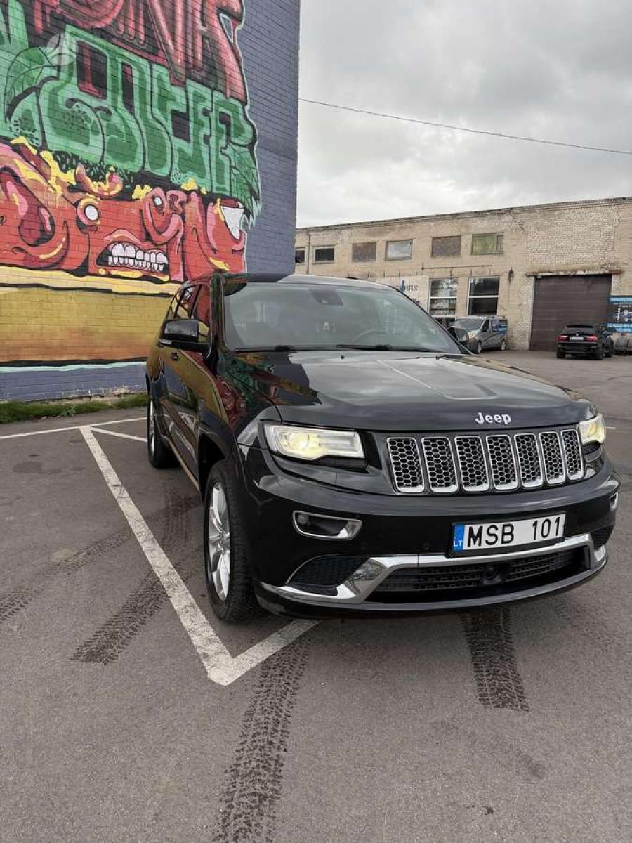 Melns Jeep Grand Cherokee 2015 Klaipėda, ar dzinēja tilpumu 5.70 L un nobraukumu 222 tūkst. km par 19800 €, foto 1 vietnē AUTOMOTO.COM.LV