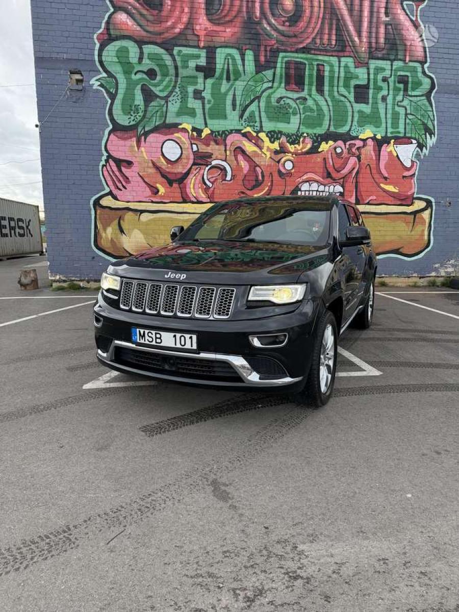 Melns Jeep Grand Cherokee 2015 Klaipėda, ar dzinēja tilpumu 5.70 L un nobraukumu 222 tūkst. km par 19800 €, foto 3 vietnē AUTOMOTO.COM.LV