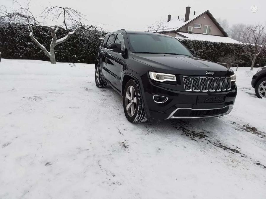 Melns Jeep Grand Cherokee 2016 Panevēža, ar dzinēja tilpumu 3.00 L un nobraukumu 151 tūkst. km par 13800 €, foto 2 vietnē AUTOMOTO.COM.LV