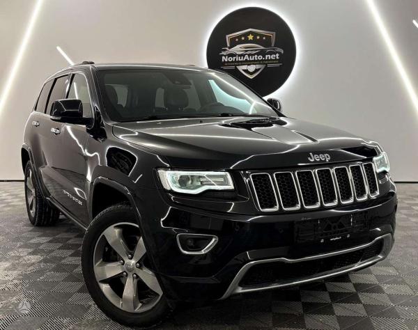 Melns Jeep Grand Cherokee 2016 Marijampole, ar dzinēja tilpumu 2.99 L un nobraukumu 241 tūkst. km par 14650 €, foto 1 vietnē AUTOMOTO.COM.LV