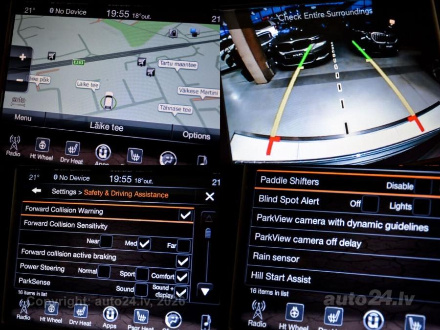 Черный Джип Гранд Чероки 2016 в Таллин, объемом двигателя 3.00 л и пробегом 236 тыс. км за 18500 €, фото 18 на AUTOMOTO.COM.LV