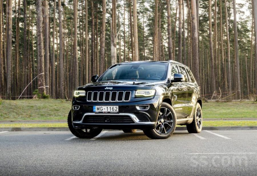 Melns Jeep Grand Cherokee 2016 Rīga, ar dzinēja tilpumu 3.00 L un nobraukumu 121 tūkst. km par 17590 €, foto 1 vietnē AUTOMOTO.COM.LV