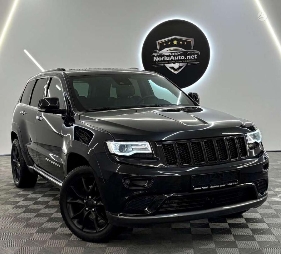 Black Jeep Grand Cherokee 2016 in Marijampole, with an engine capacity of 2.99 L and mileage of 186 thousand km for 16750 €, photo 1 on AUTOMOTO.COM.LV