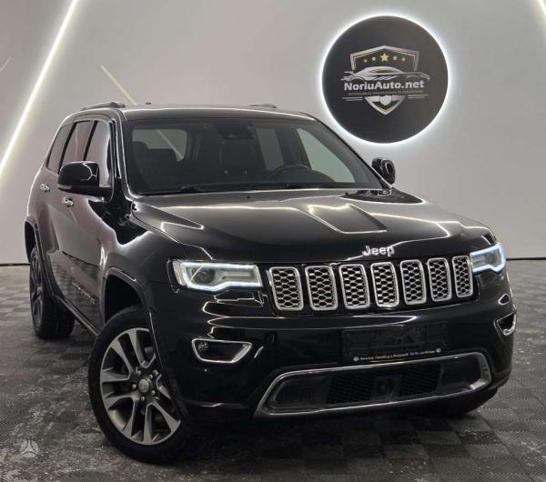 Melns Jeep Grand Cherokee 2017 Marijampole, ar dzinēja tilpumu 2.99 L un nobraukumu 166 tūkst. km par 17850 €, foto 1 vietnē AUTOMOTO.COM.LV