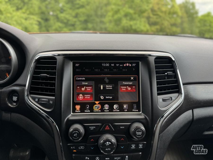 Black Jeep Grand Cherokee 2017 in Vilnius, with an engine capacity of 3.60 L and mileage of 210 thousand km for 17000 €, photo 22 on AUTOMOTO.COM.LV