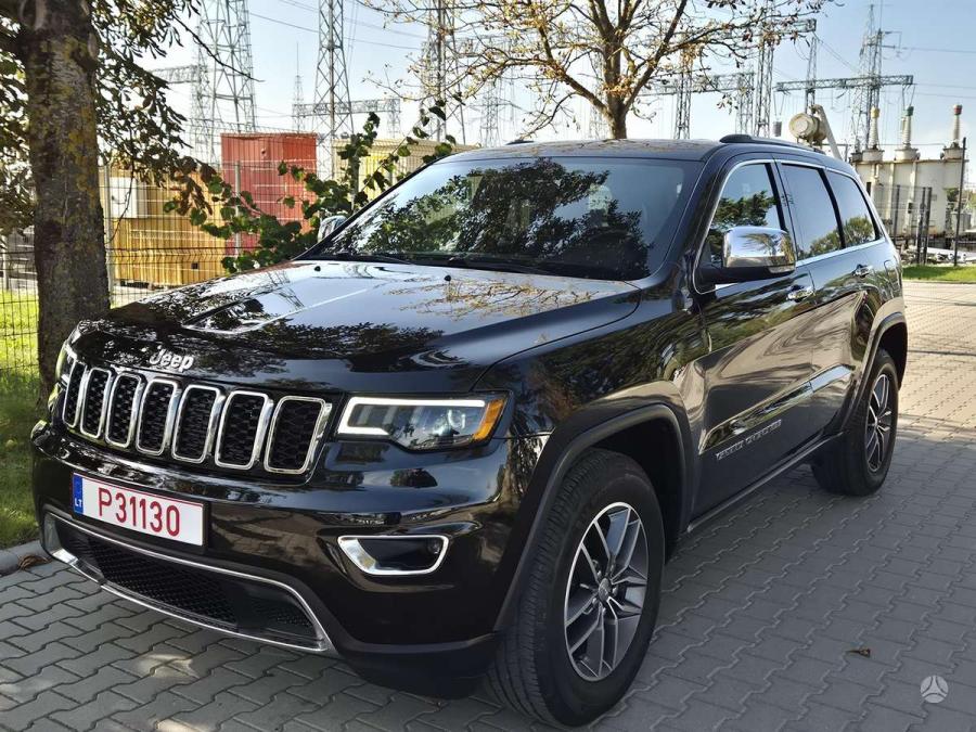 Melns Jeep Grand Cherokee 2018 Šauļi, ar dzinēja tilpumu 3.60 L un nobraukumu 233 tūkst. km par 14900 €, foto 1 vietnē AUTOMOTO.COM.LV