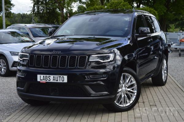Melns Jeep Grand Cherokee 2019 Tukums, ar dzinēja tilpumu 3.00 L un nobraukumu 189 tūkst. km par 21995 €, foto 1 vietnē AUTOMOTO.COM.LV