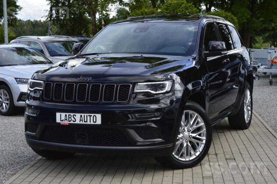 Melns Jeep Grand Cherokee 2019 Tukums, ar dzinēja tilpumu 3.00 L un nobraukumu 189 tūkst. km par 21995 €, foto 1 vietnē AUTOMOTO.COM.LV