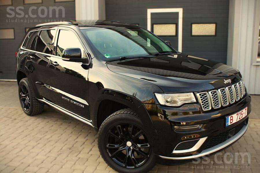 Black Jeep Grand Cherokee 2020 in Riga, with an engine capacity of 3.00 L and mileage of 0 thousand km for 26800 €, photo 6 on AUTOMOTO.COM.LV