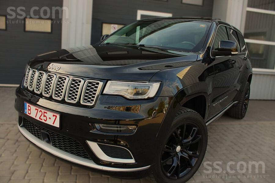 Black Jeep Grand Cherokee 2020 in Riga, with an engine capacity of 3.00 L and mileage of 0 thousand km for 26800 €, photo 36 on AUTOMOTO.COM.LV