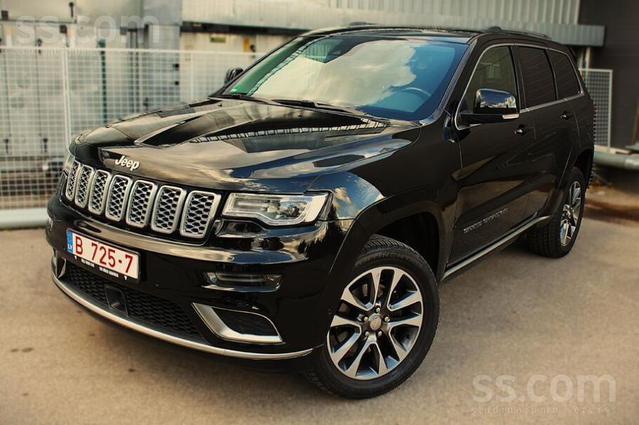 Melns Jeep Grand Cherokee 2020 Rīga, ar dzinēja tilpumu 3.00 L un nobraukumu 0 tūkst. km par 21990 €, foto 1 vietnē AUTOMOTO.COM.LV
