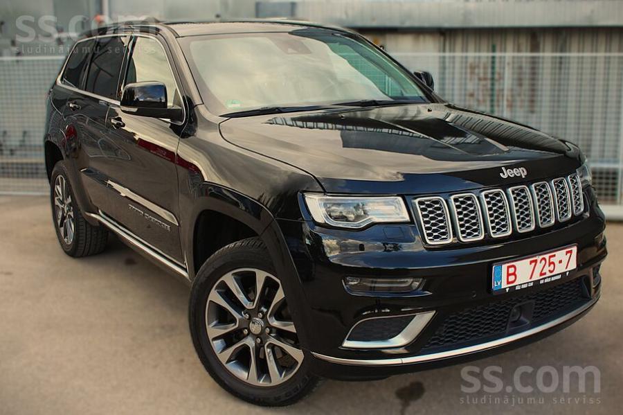 Black Jeep Grand Cherokee 2020 in Riga, with an engine capacity of 3.00 L and mileage of 0 thousand km for 21990 €, photo 6 on AUTOMOTO.COM.LV