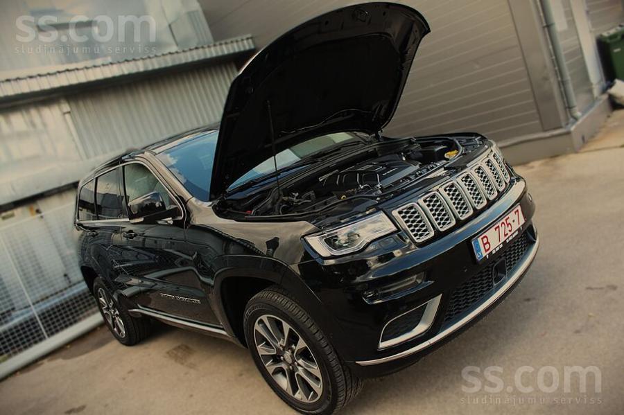 Melns Jeep Grand Cherokee 2020 Rīga, ar dzinēja tilpumu 3.00 L un nobraukumu 0 tūkst. km par 21990 €, foto 35 vietnē AUTOMOTO.COM.LV