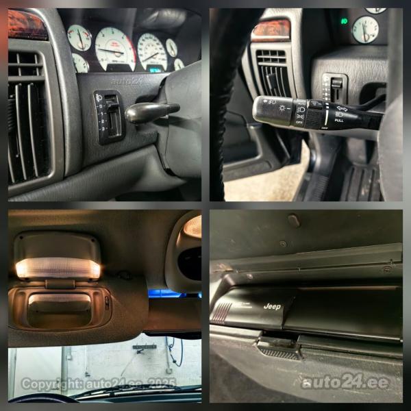 Black Jeep Grand Cherokee 2003 in Viljandi, with an engine capacity of 2.70 L and mileage of 480 thousand km for 4990 €, photo 11 on AUTOMOTO.COM.LV