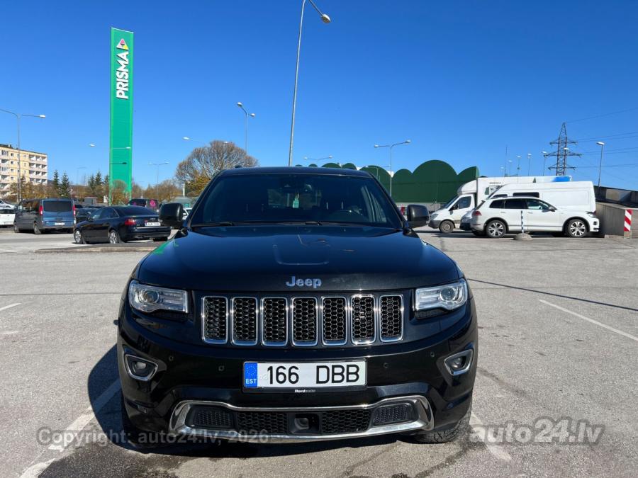 Black Jeep Grand Cherokee 2016 in Tartu, with an engine capacity of 3.00 L and mileage of 117 thousand km for 19900 €, photo 1 on AUTOMOTO.COM.LV