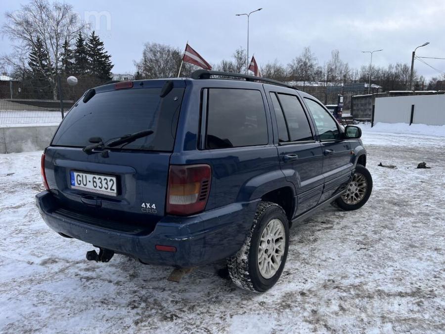 Blue Jeep Grand Cherokee 2002 in Riga, with an engine capacity of 2.70 L and mileage of 0 thousand km for 2490 €, photo 4 on AUTOMOTO.COM.LV