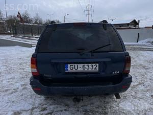 Blue Jeep Grand Cherokee 2002 in Riga, with an engine capacity of 2.70 L and mileage of 0 thousand km for 2490 €, photo 6 on AUTOMOTO.COM.LV